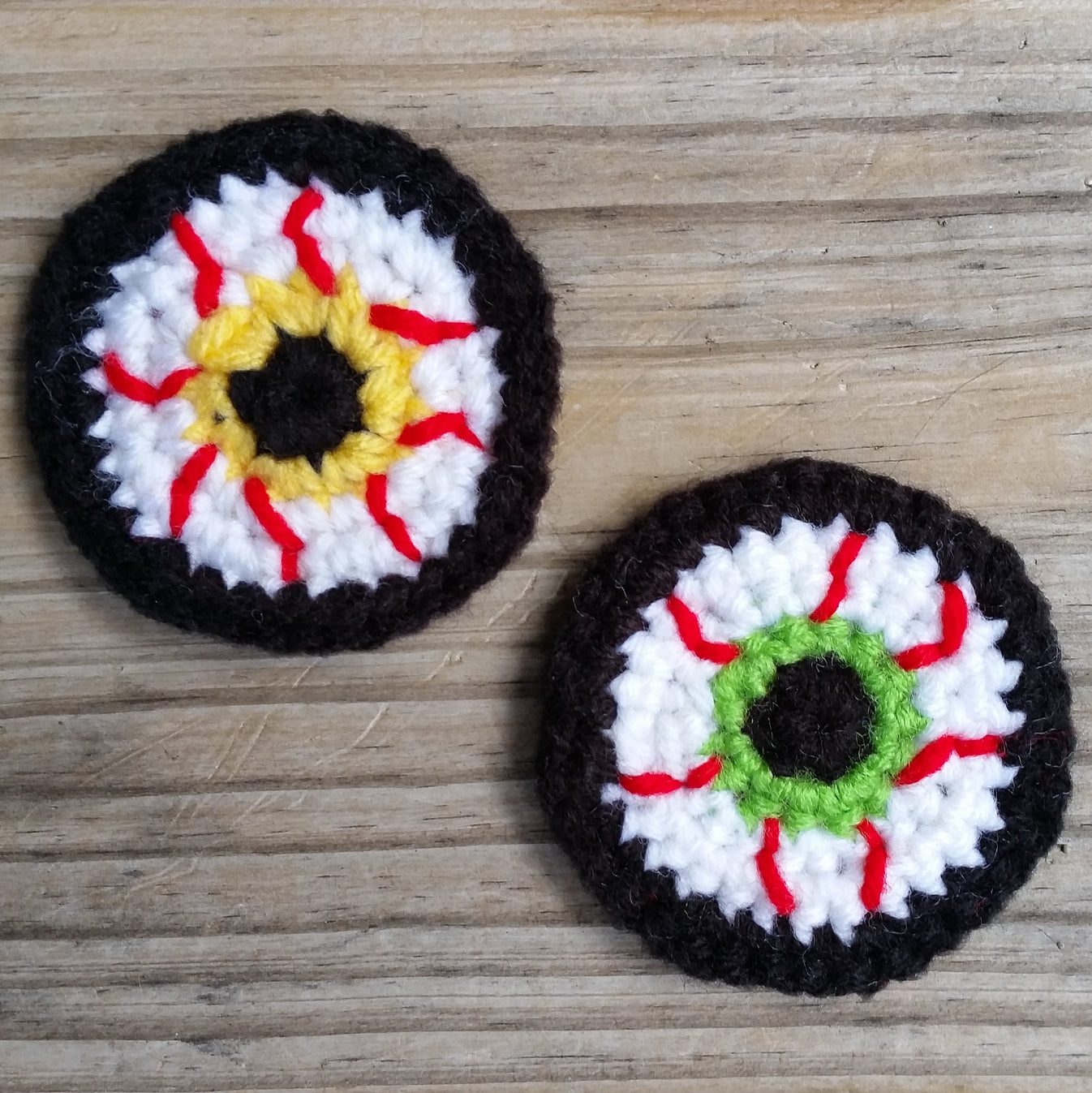 Bloodshot Eyeball Crochet Pattern PDF – HCK Crafts
